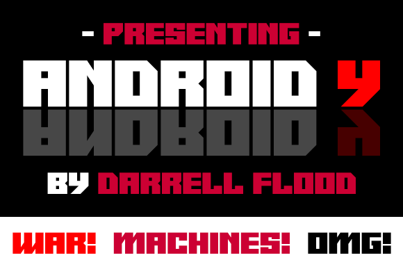 Android Y Font - MakersType